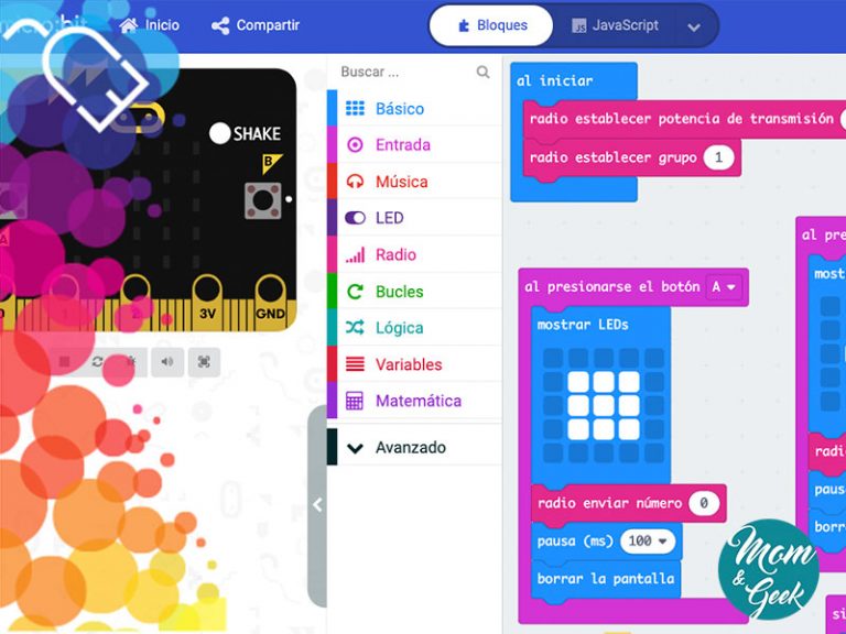 Taller para la semana de la programación: código Morse con micro:bit y Makecode - MomandGeek®