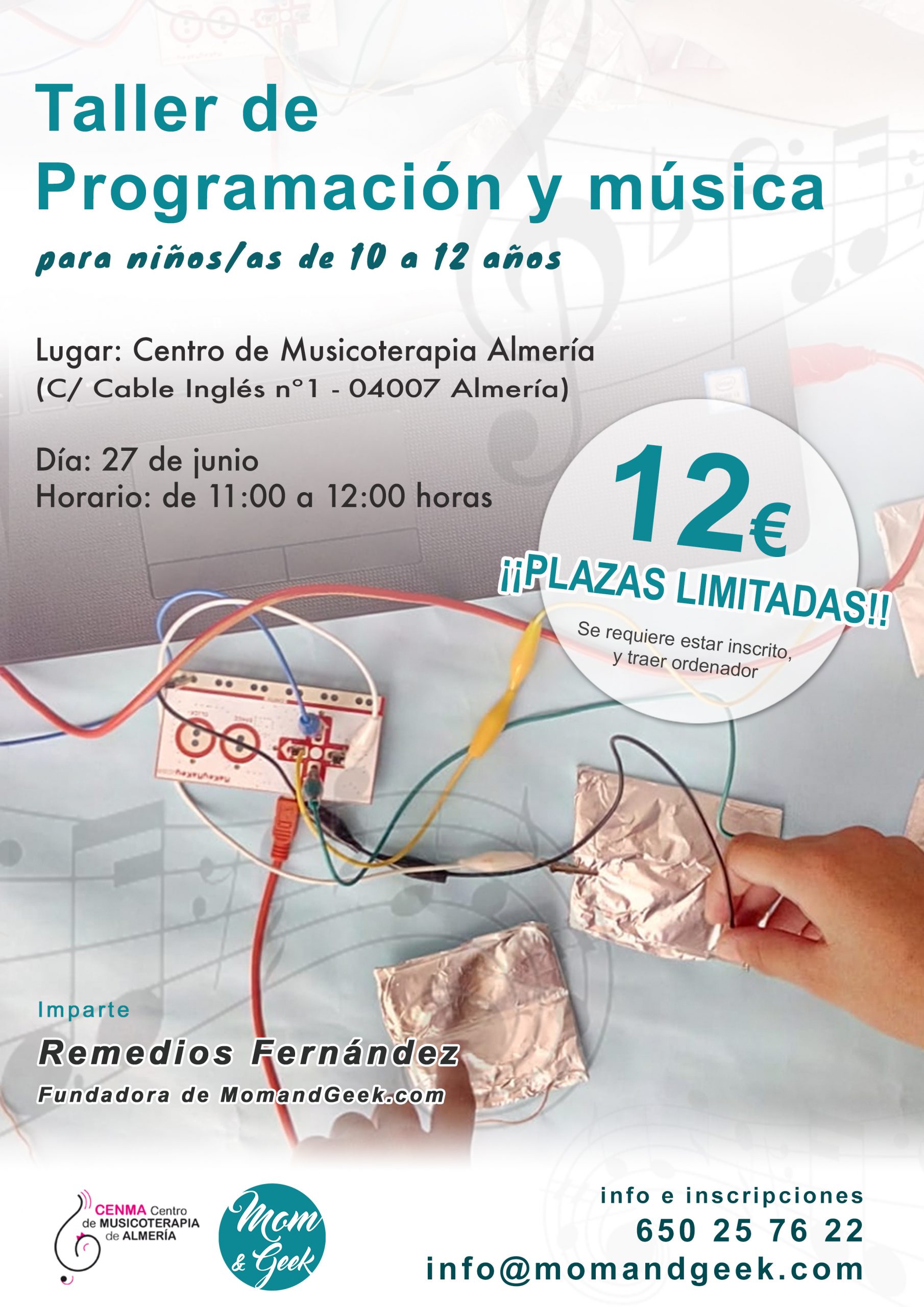 Taller de programación y música - MomandGeek®